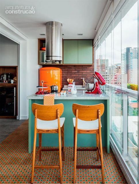 30 Móveis para Varanda Gourmet Modernos & Elegantes para se Inspirar!