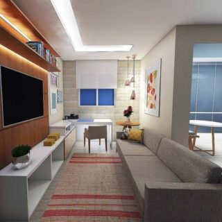 Sofá grande – 70 modelos enormes e confortáveis para sua sala!