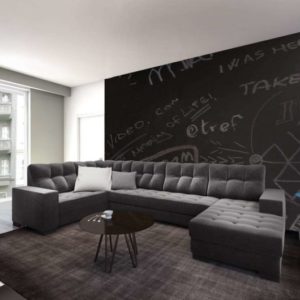 Sofá grande – 70 modelos enormes e confortáveis para sua sala!