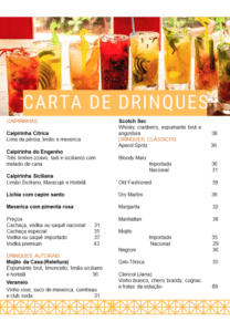 Cardápio de Drinks – Como Fazer? + 25 Ideias de Sucesso!