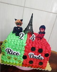 Bolo da Ladybug – 60 Ideias Fofas e Criativas!【2025】