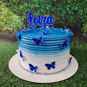 Bolo Azul Feminino: +74 Ideias LINDAS para as Mulheres!