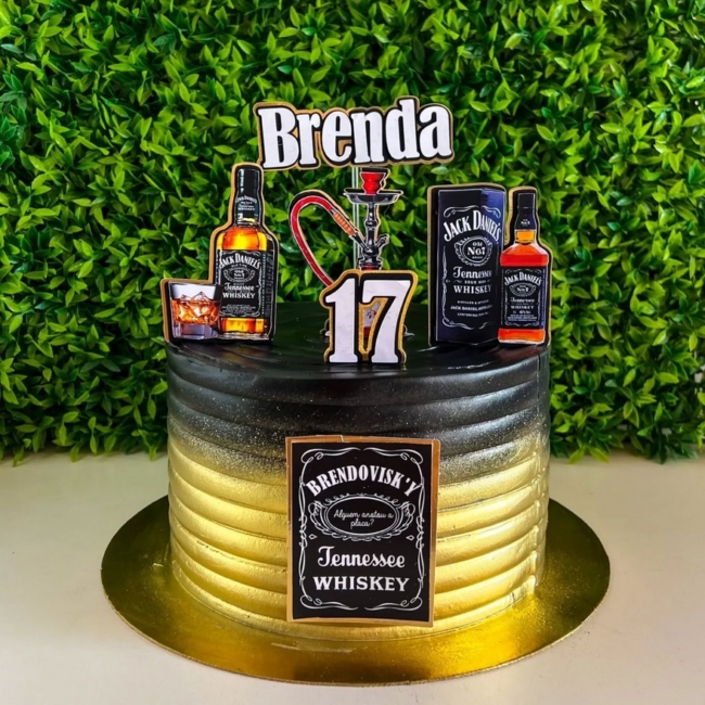 Topo de Bolo Jack Daniel's: +24 Modelos Incríveis!【2025】