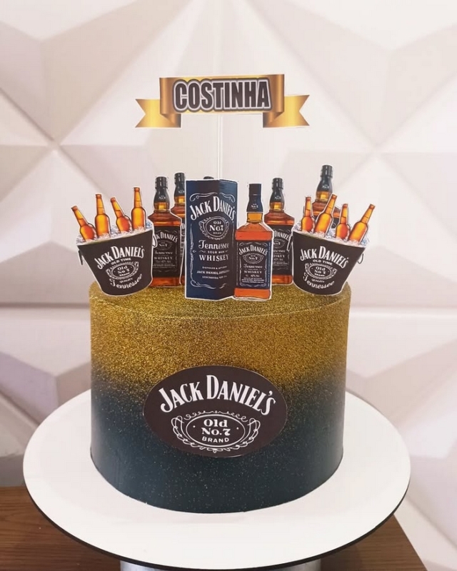 Topo de Bolo Jack Daniel's: +24 Modelos Incríveis!【2025】